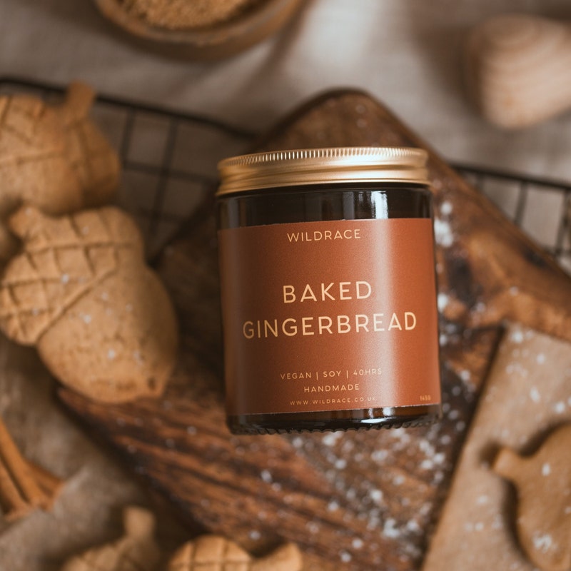 Gingerbread Candles - Etsy UK