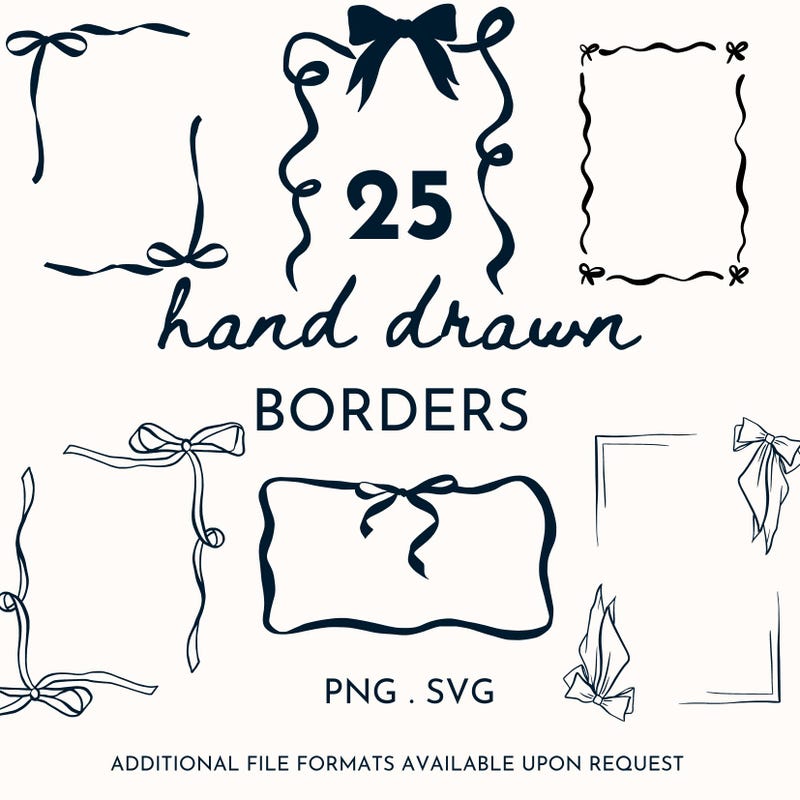 Hand Drawn Border - Etsy