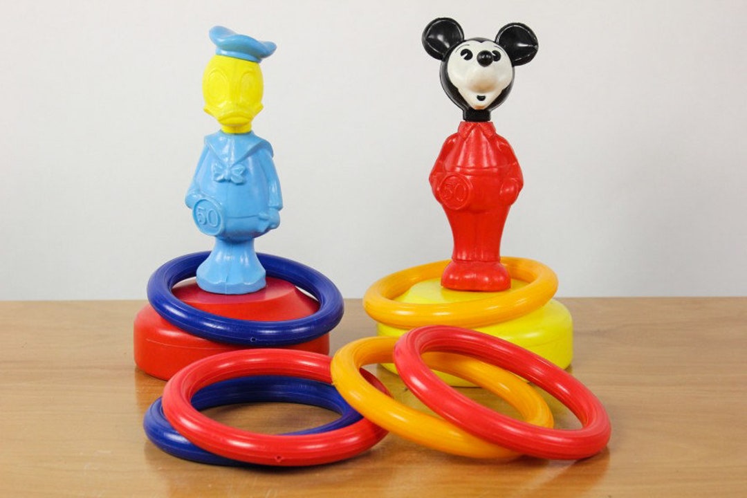 Throwing Game Mickey Mouse Donald Duck W. Disney B.F.G. Italy Mickey ...
