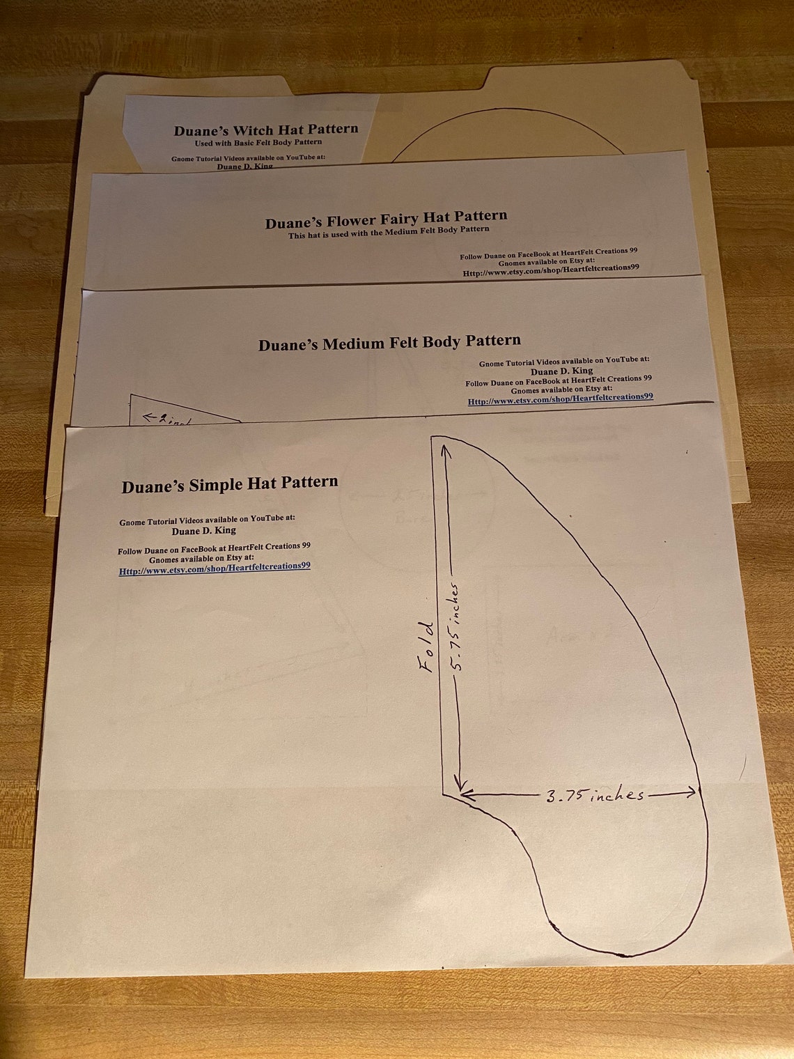 Simple Hat Pattern - Etsy