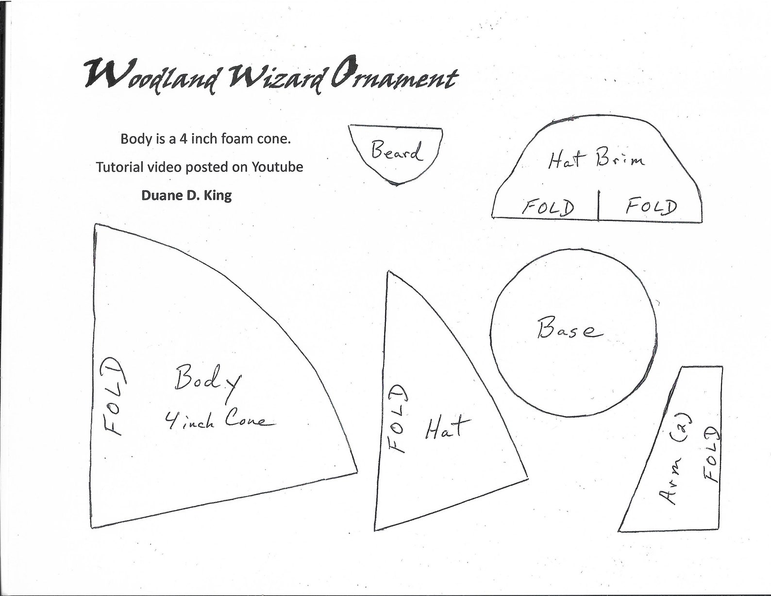 Woodland Wizard 3 Set Patterns Digital Download - Etsy