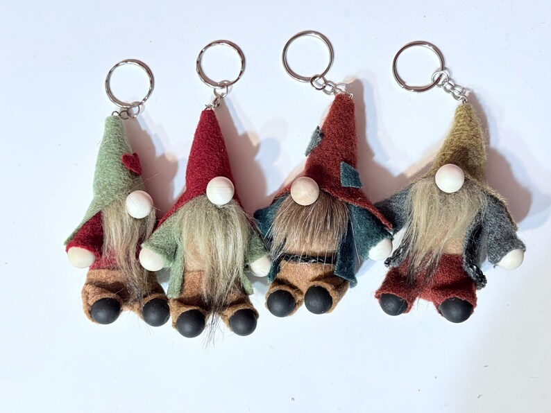 Woodland Gnome Key Chain Pattern Digital Download - Etsy