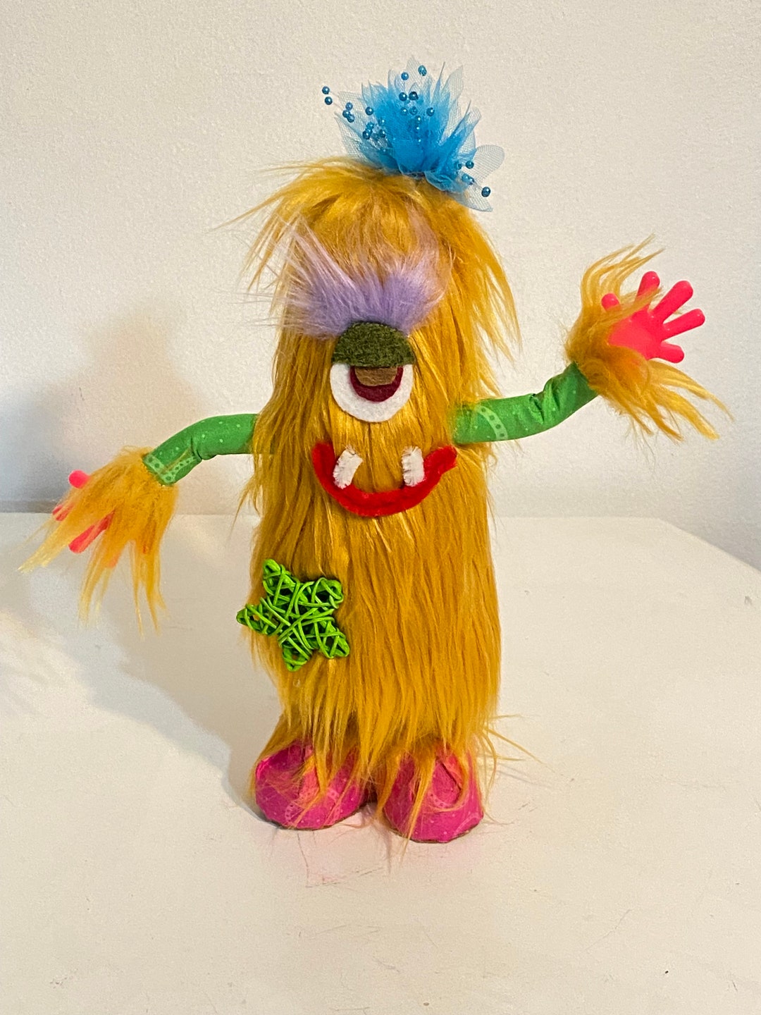 Squiggles the Silly Monster - Etsy