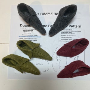 Gnome Shoe Patterns Digital Download - Etsy