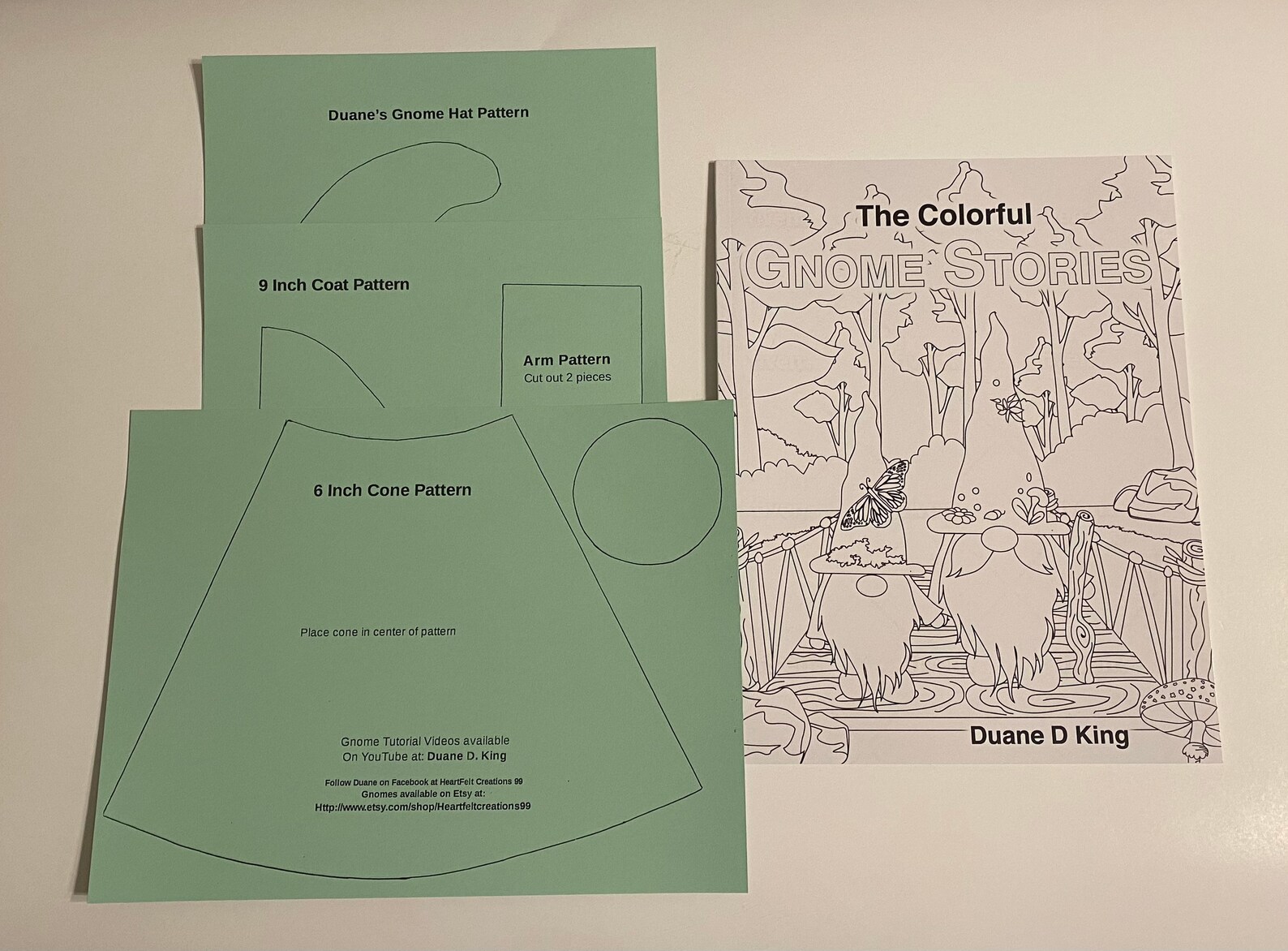 Gnome Cone Patterns and the Colorful Gnome Stories - Etsy
