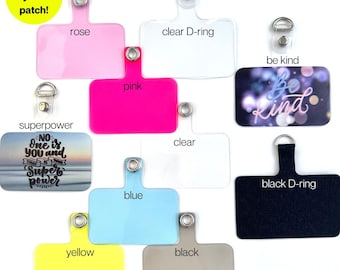 Cartoon Transparent Connector Patch for Phone Lanyards, Phone Strap Tap ...