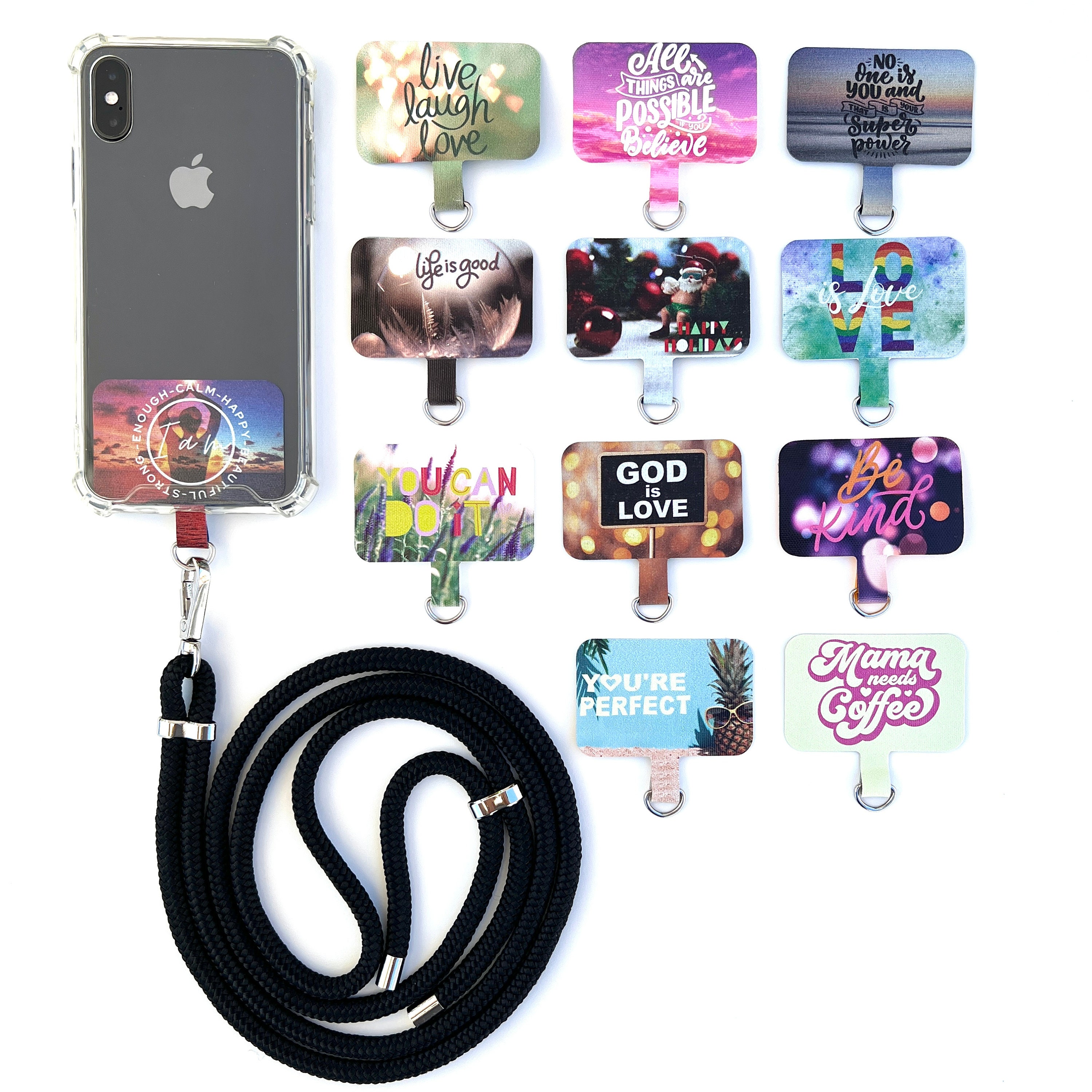 Connector Card for Phone Strap Phone Tether Phone Tab Phone - Etsy