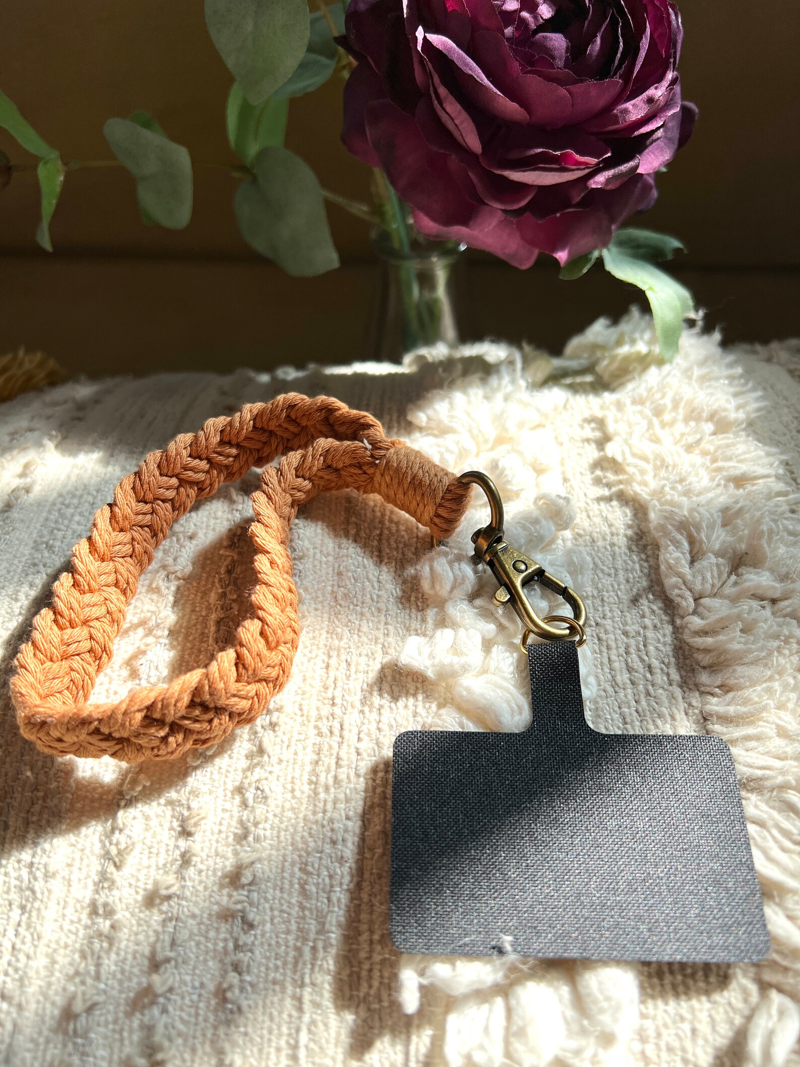 Macrame Phone Strap, Phone Wrist Lanyard, Macrame for Phone or Keys ...