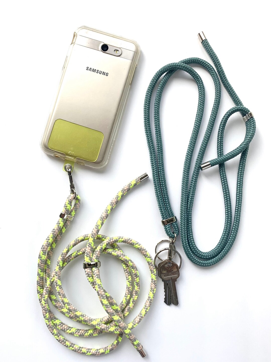 Key Chain & Phone Lanyard Combo - Pick the Strap Colors of Your Choice ...