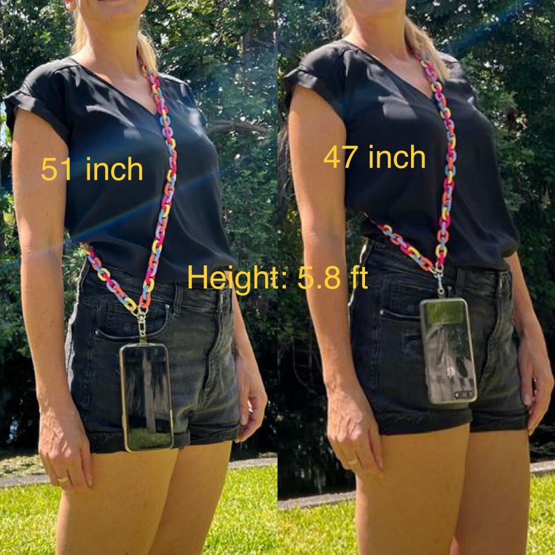 Rubber Coated Acrylic Phone Strap Universal for All Iphone - Etsy