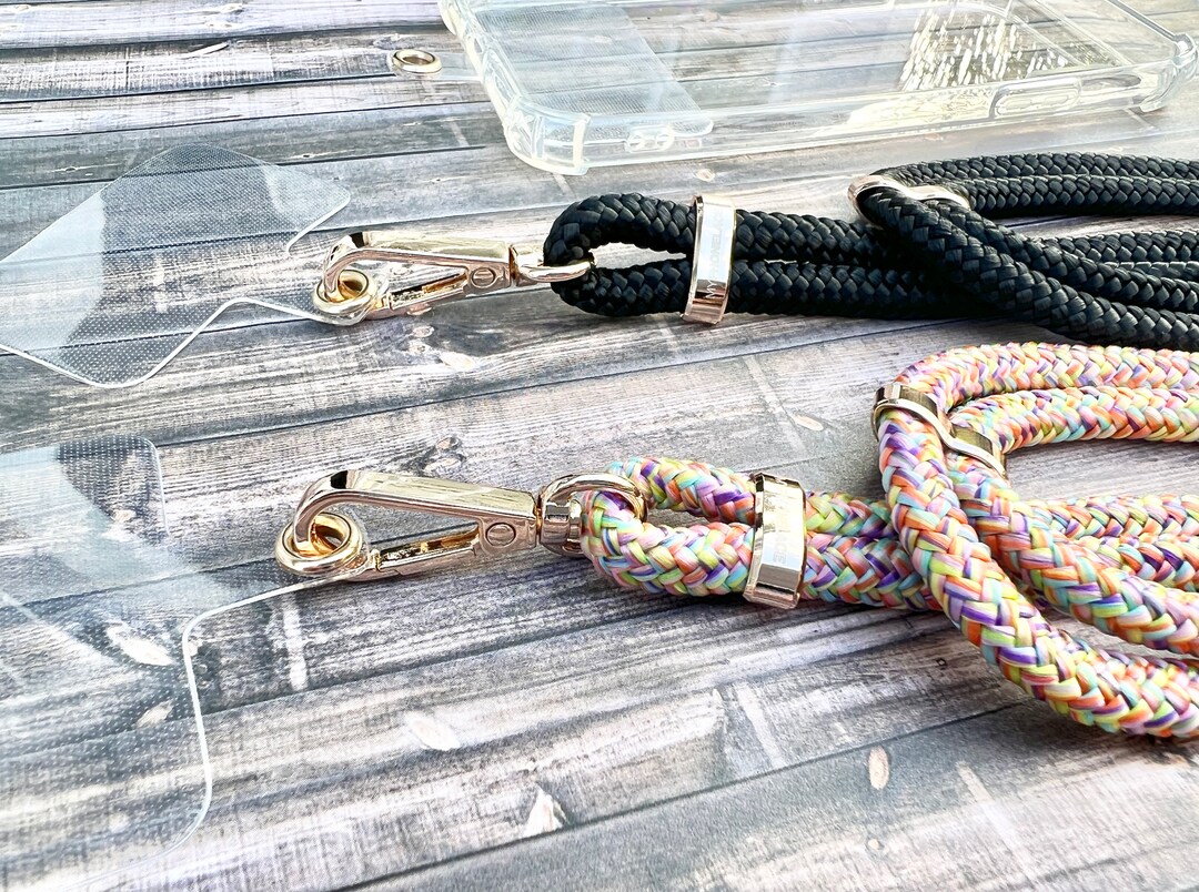 Phone Necklace With Gold Accessories, Adjustable Shoulder Strap, High ...