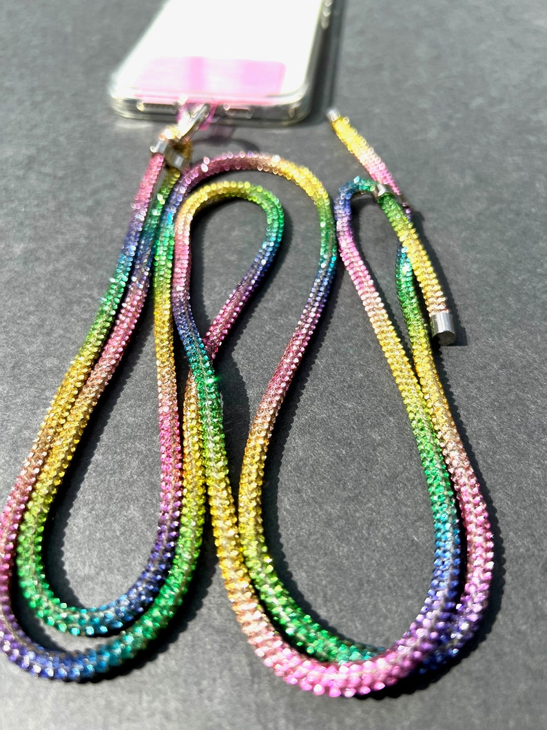 Sparkling Universal Cell Phone Lanyard With Adjustable - Etsy