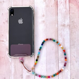 Beaded Phone Strap, Phone Chain, Beaded Phone Charm, Phone String, Y2k ...