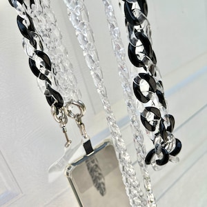 Phone Strap Acrylic - High Quality Universal Crossbody Phone Necklace ...