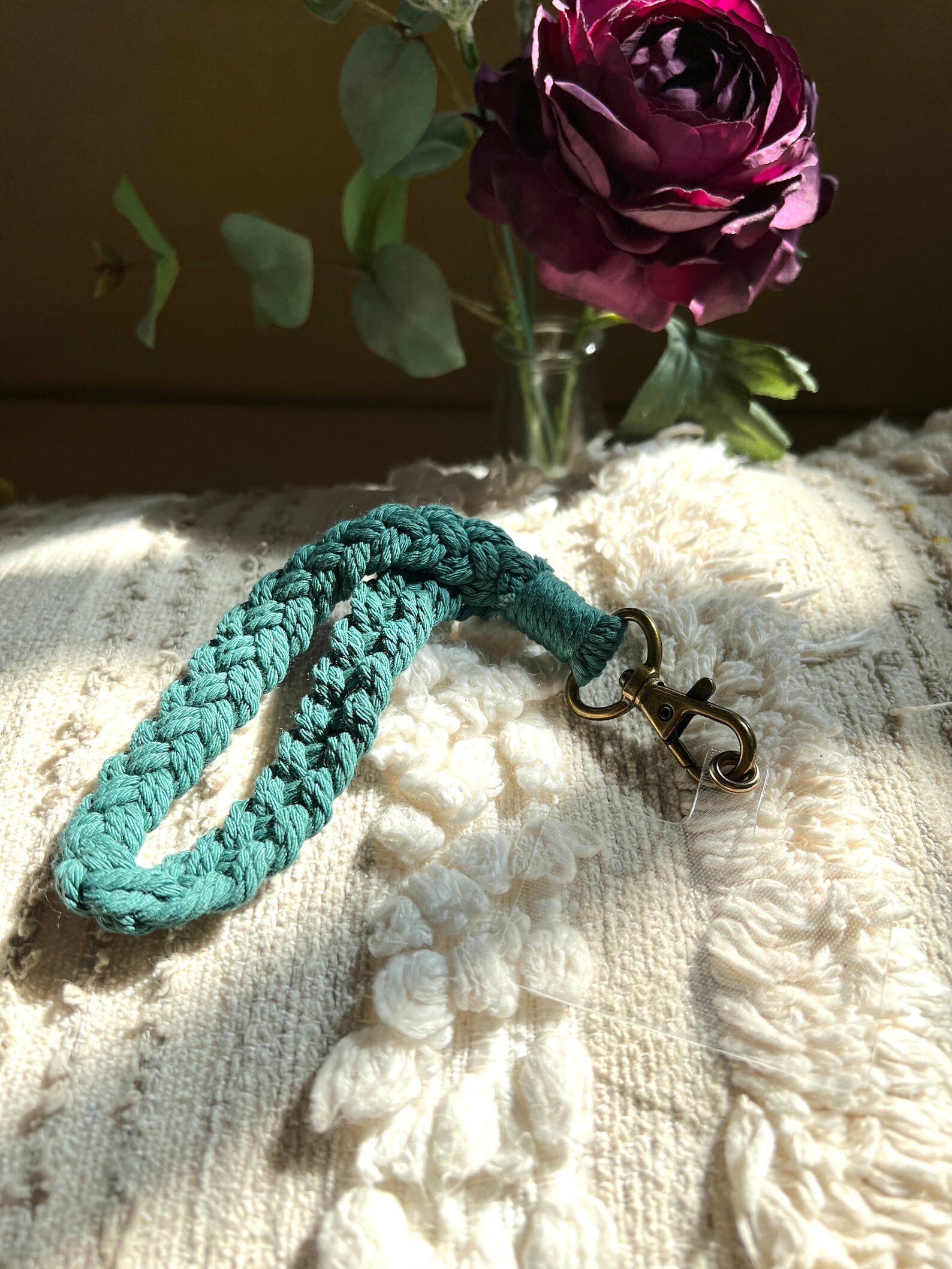 Macrame Phone Strap, Phone Wrist Lanyard, Macrame for Phone or Keys ...