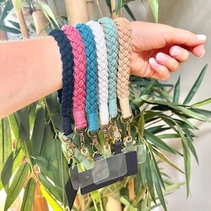 Macrame Phone Strap, Phone Wrist Lanyard, Macrame for Phone or Keys ...
