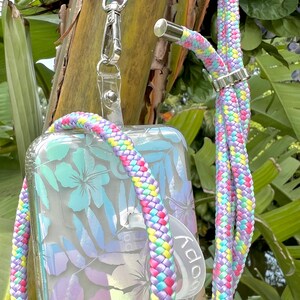 Universal Cell Phone Chain With Carabiner and Patch, Cord Cell Phone ...