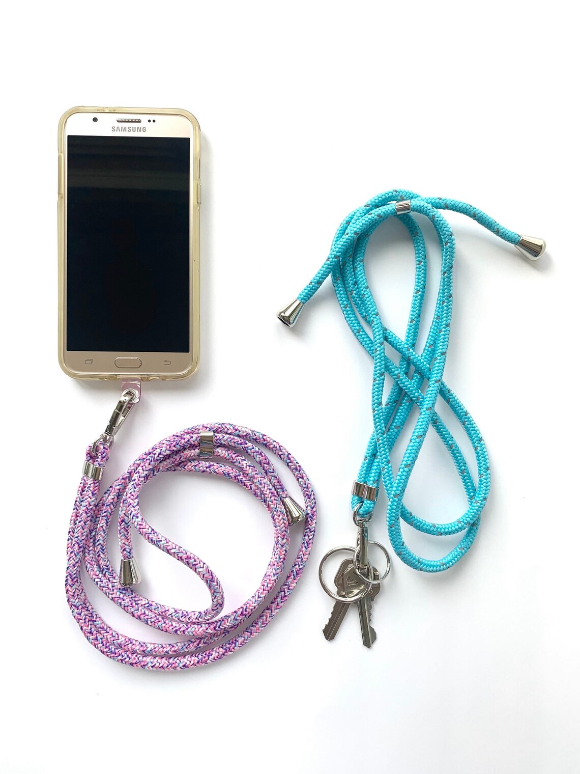 Key Chain & Phone Lanyard Combo - Pick the Strap Colors of Your Choice ...