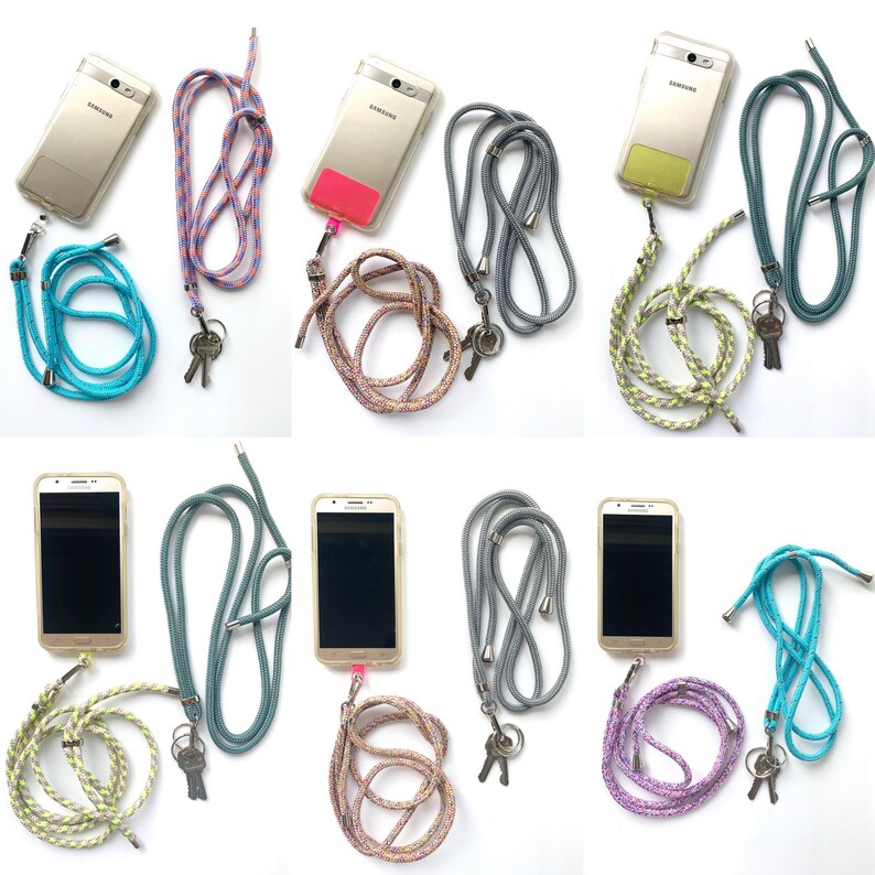 Key Chain & Phone Lanyard Combo - Pick the Strap Colors of Your Choice ...