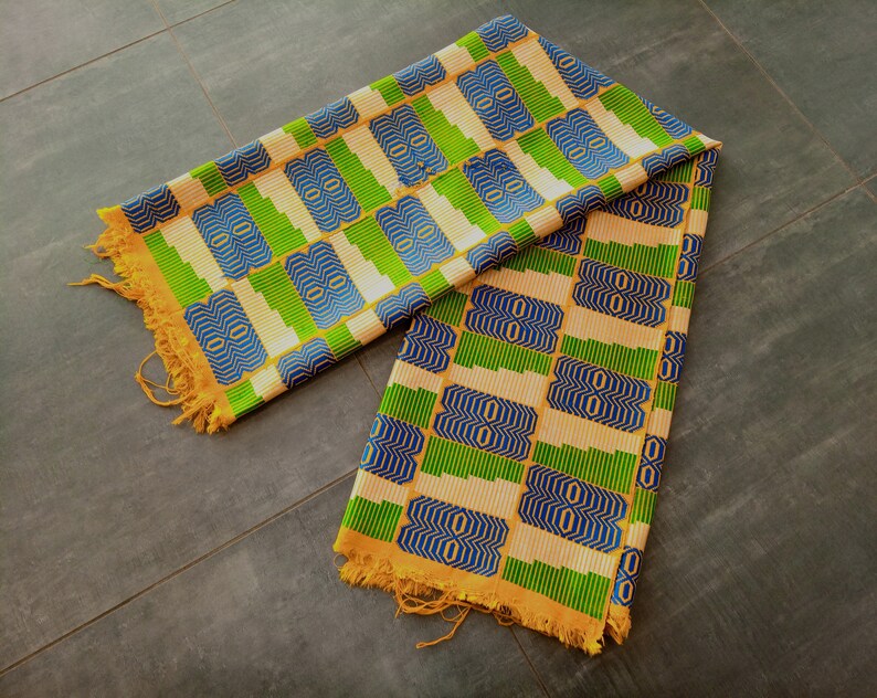 Kenté, Traditional Textile of Ghana, Vintage Textile Year 1950 ...