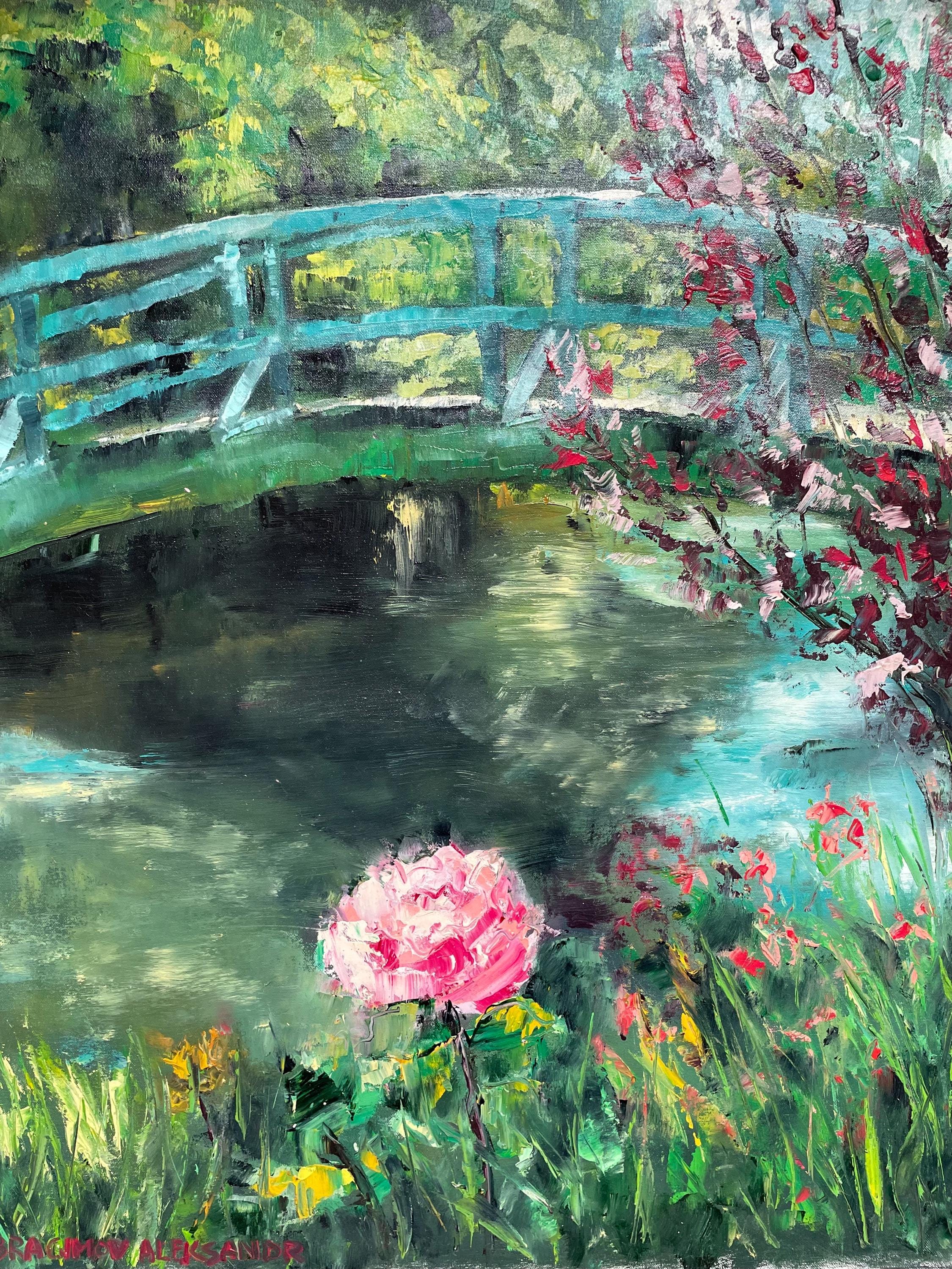 Giverny Bridge 2 - Original Impressionist Oil Painting - Etsy
