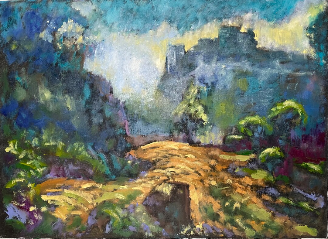 Study 1 - Large Impressionist Painting, Oil on Canvas - Etsy
