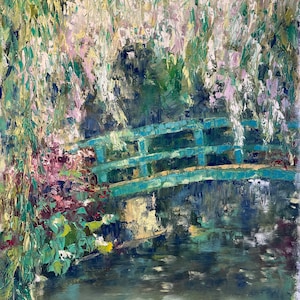 Giverny Bridge 3 - Original Impressionist Oil Painting - Etsy
