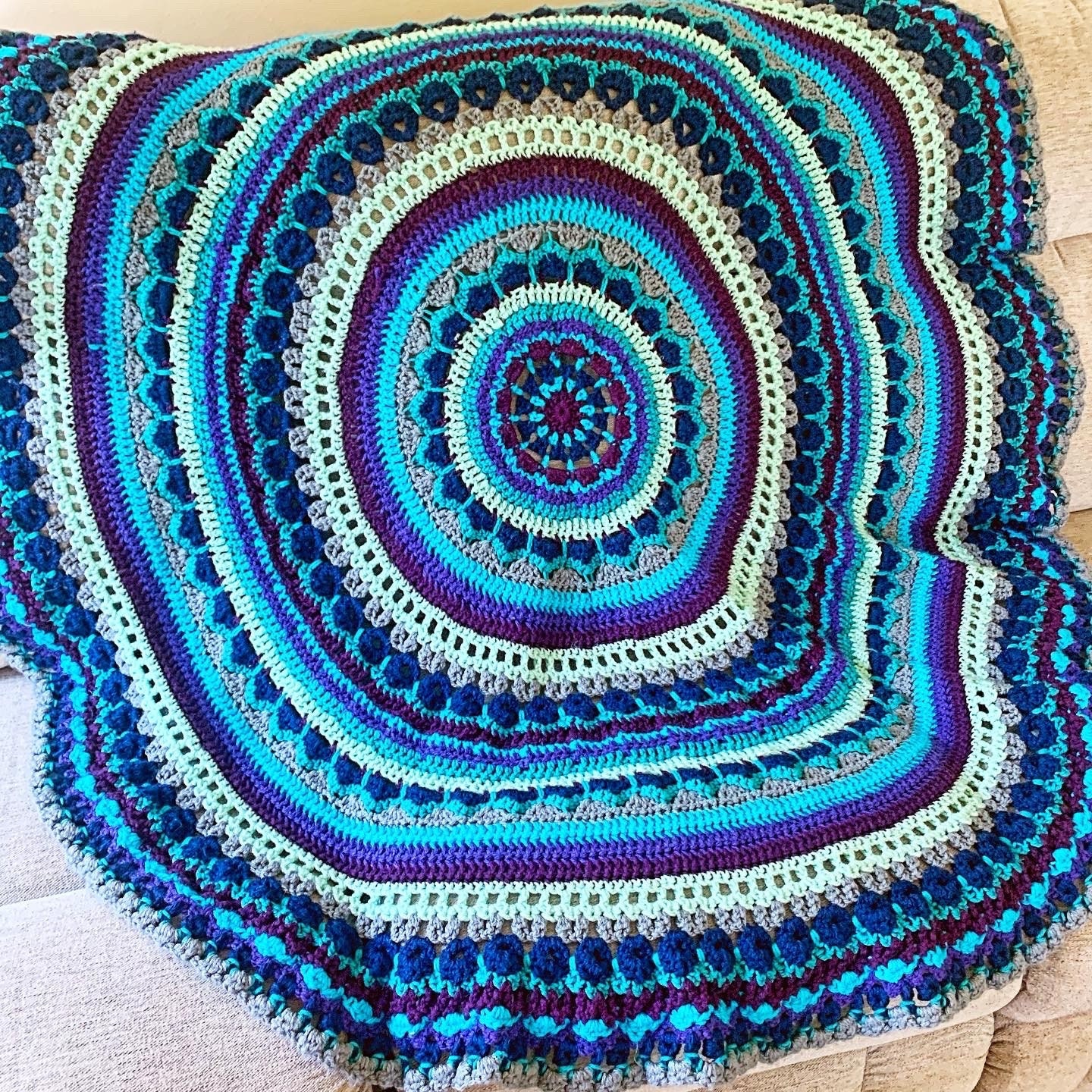 Mandala Blanket - Etsy