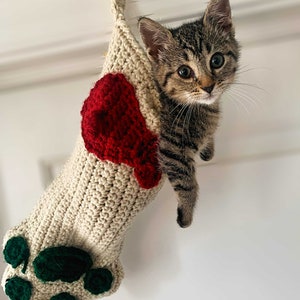 Cat Christmas Stocking - Etsy