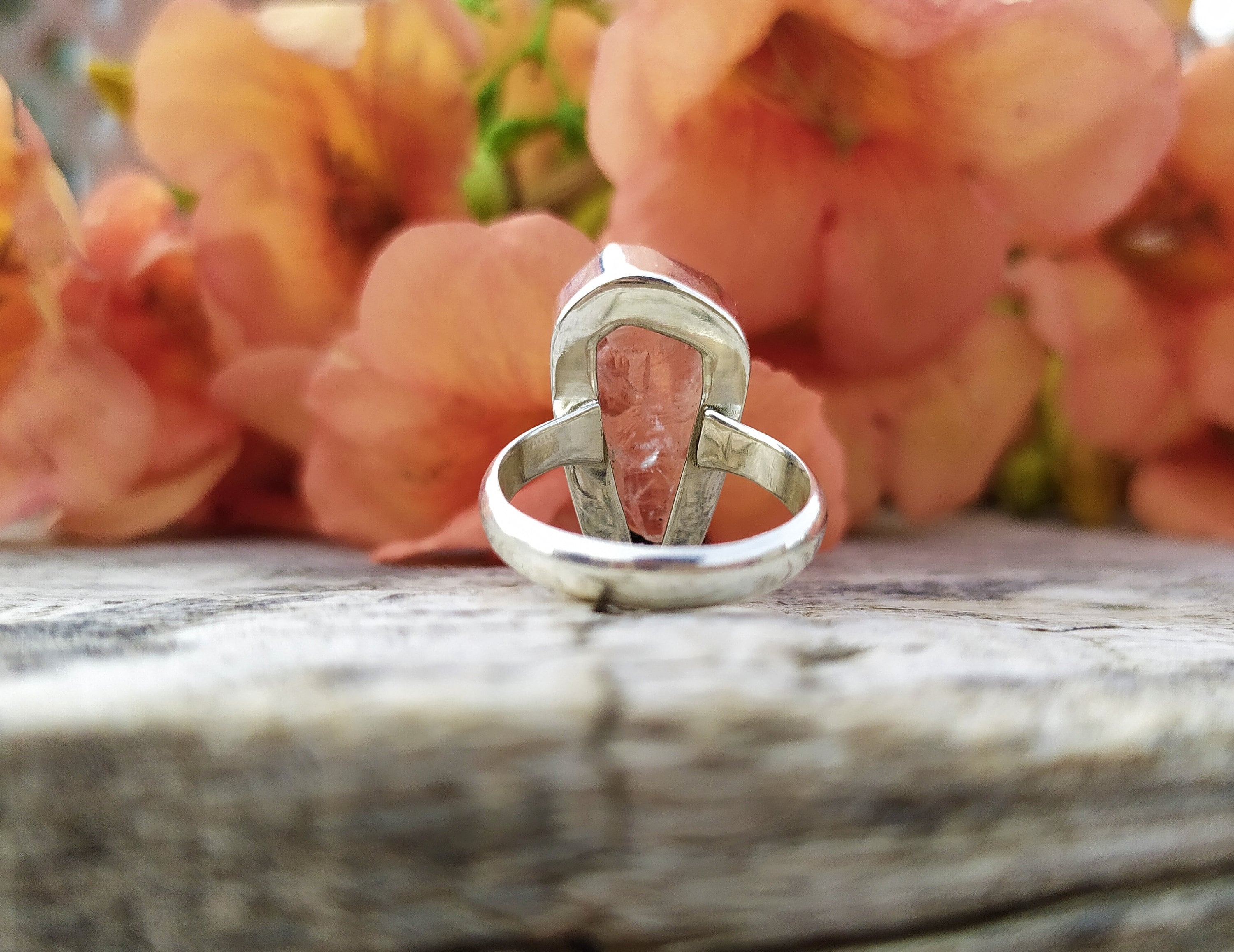 Herkimer Diamond Ring 925 Sterling Silver Antique Shape | Etsy