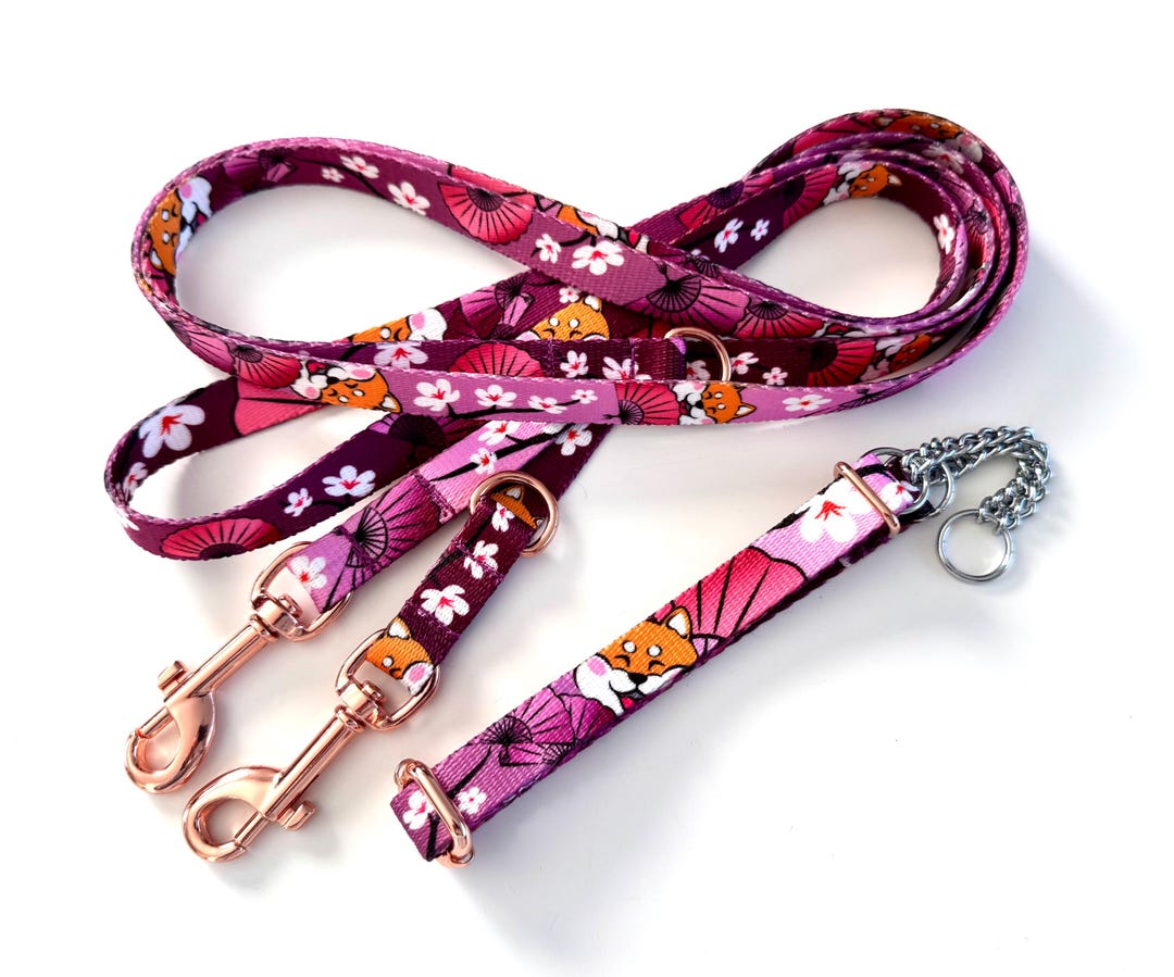 SHIBA RED, Collar + Leash Set, SET Leash 180 Cm + Collar, 1.5 Mm Tape ...