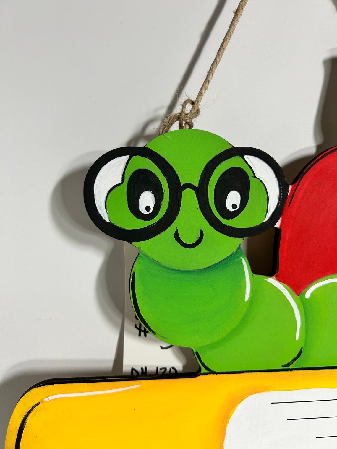 Bookworm Back to School…customizable With Your Name. to Make This ...