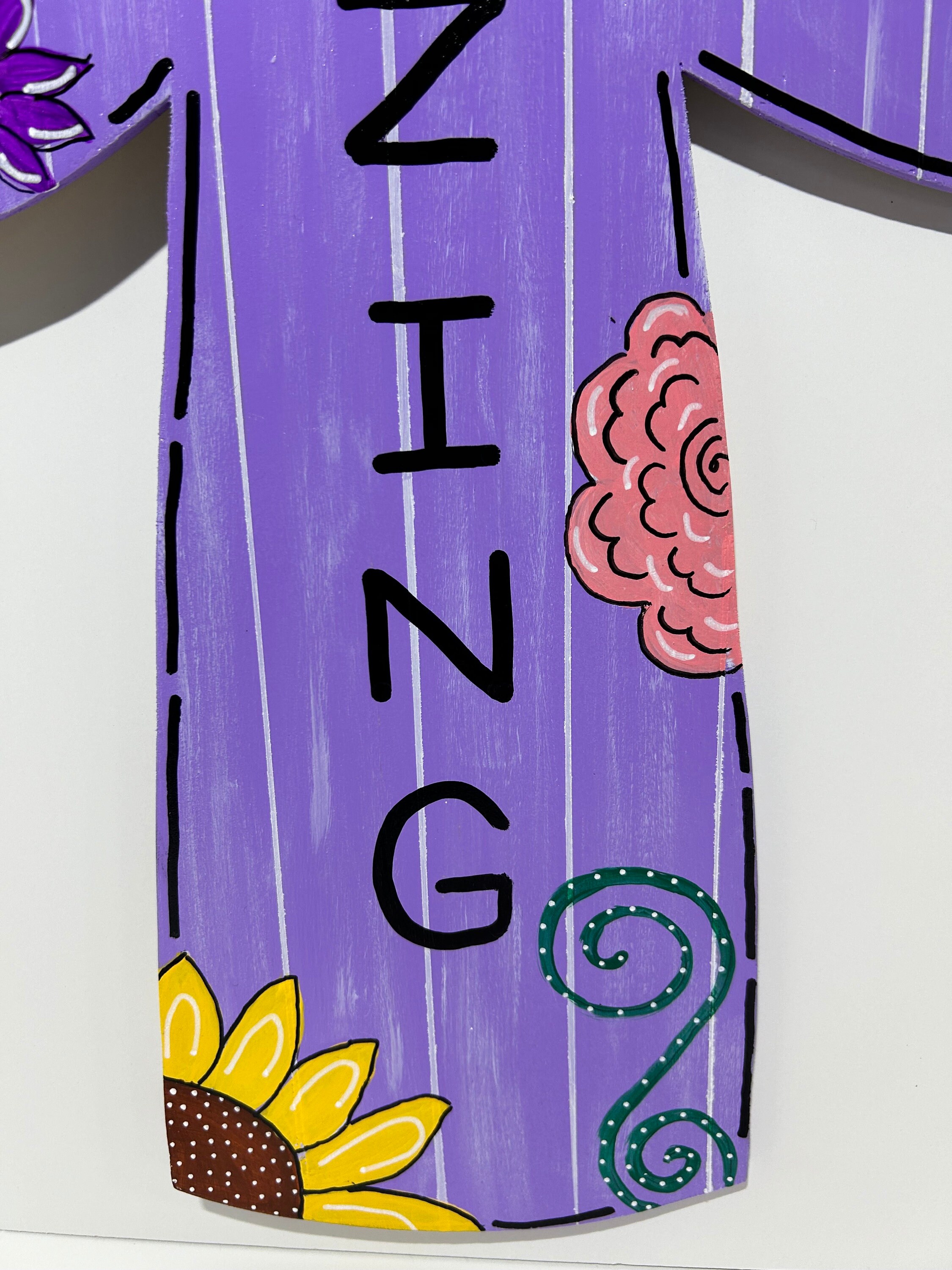 Colorful Cross Door Hanger to Brighten Any Front Door Decor - Etsy