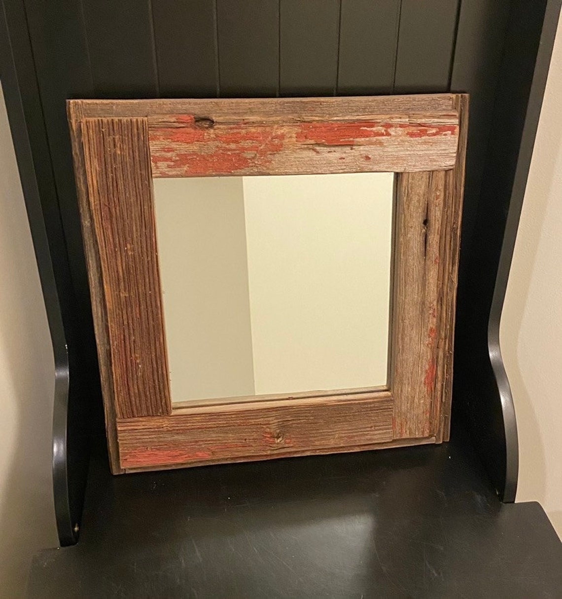 Rustic Mirror, Barnwood Mirror, Farmhouse Mirror, Rustic Mirror-made ...