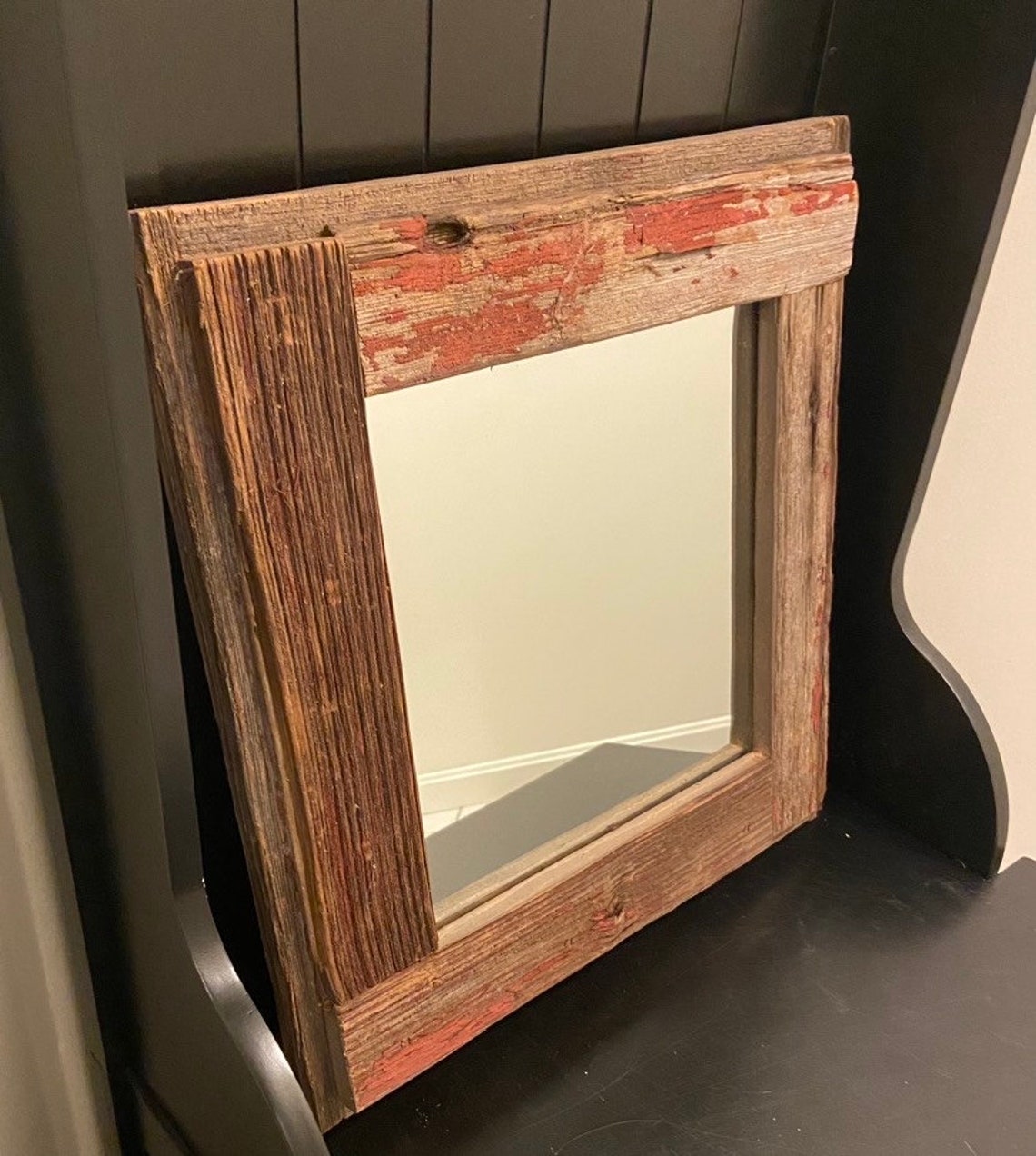 Rustic Mirror, Barnwood Mirror, Farmhouse Mirror, Rustic Mirror-made ...