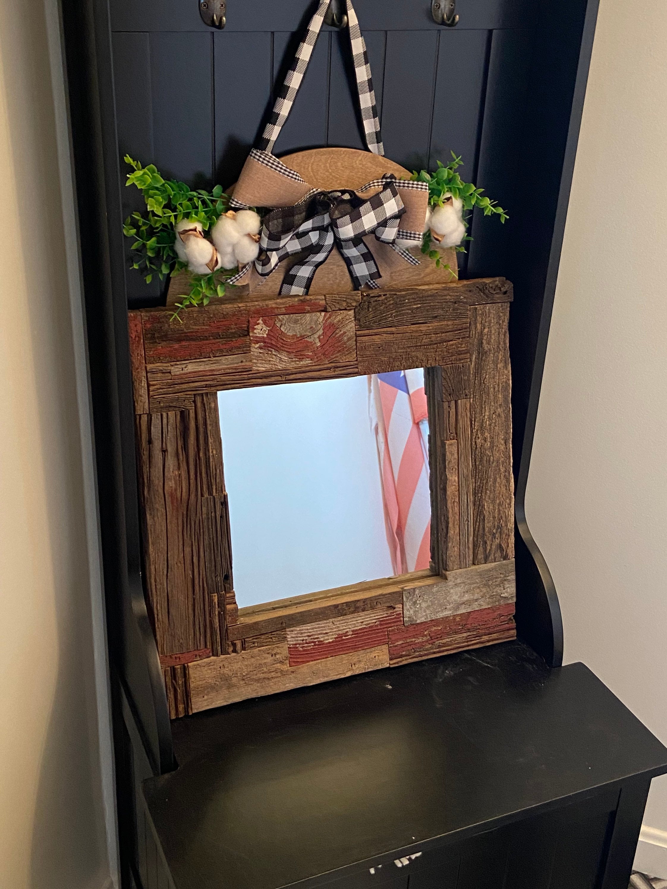 All Barnwood Mirror, Rustic, Farmhouse Mirror, Country Barn Wood Mirror ...