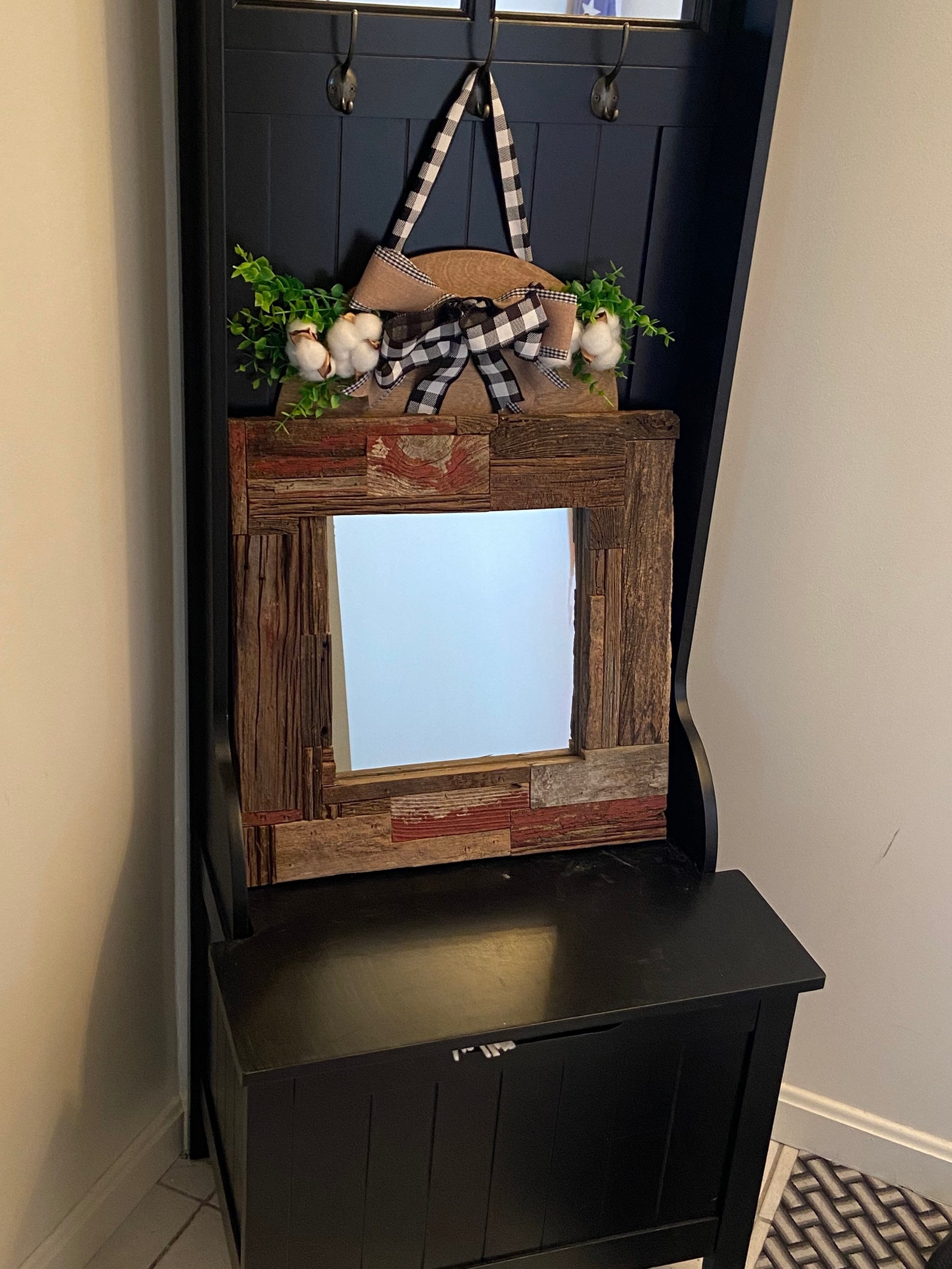 All Barnwood Mirror, Rustic, Farmhouse Mirror, Country Barn Wood Mirror ...