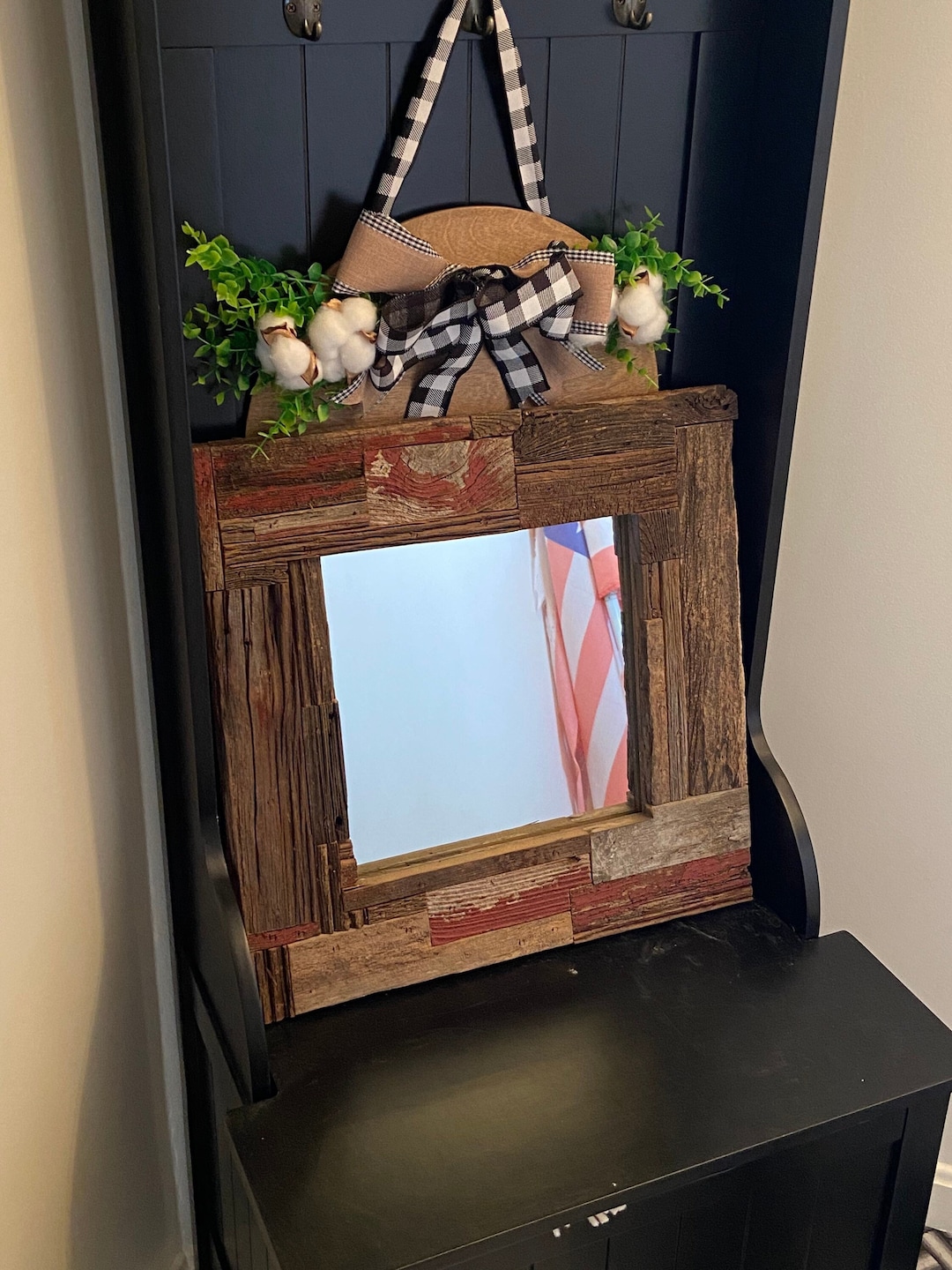 All Barnwood Mirror, Rustic, Farmhouse Mirror, Country Barn Wood Mirror ...