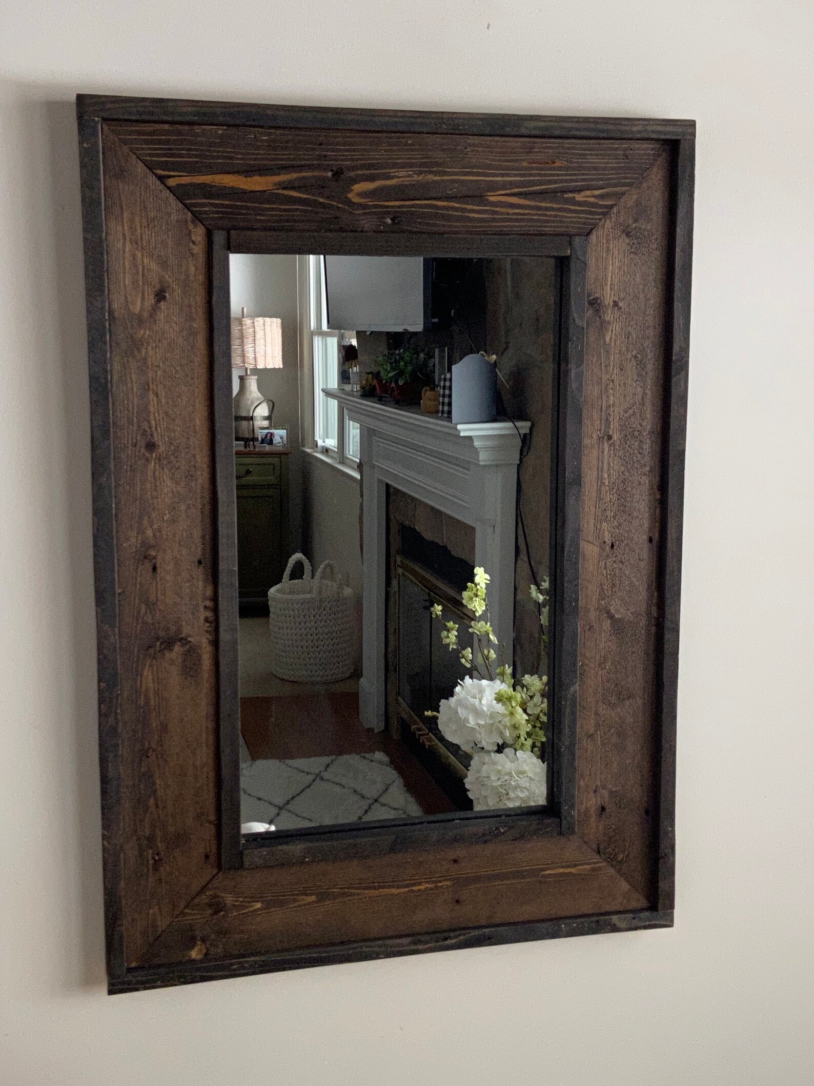 Rustic Mirror Farm House Mirror Home Mirror Reclaimed - Etsy