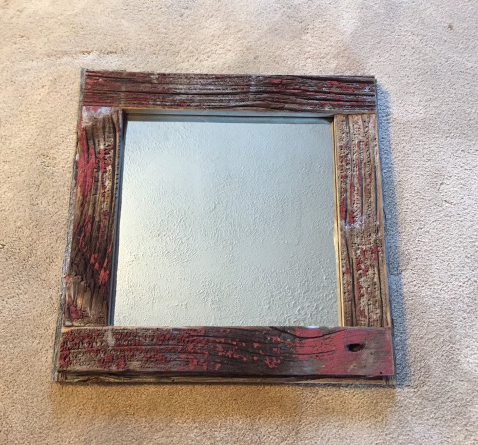 Rustic Mirror Barnwood Mirror Farmhouse Mirror Rustic - Etsy