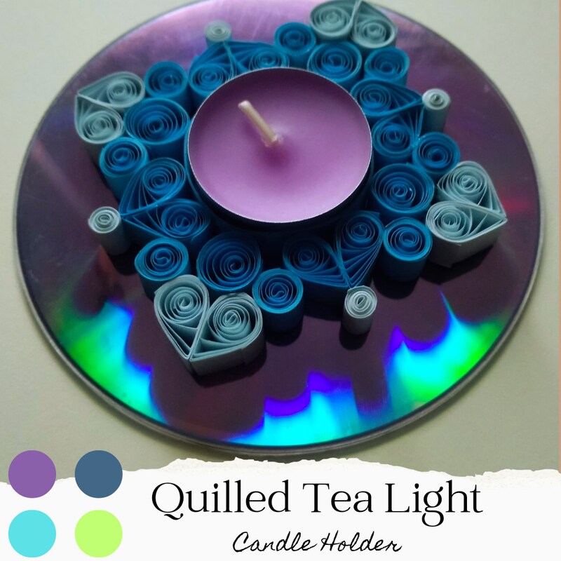 Quilled Candle - Etsy