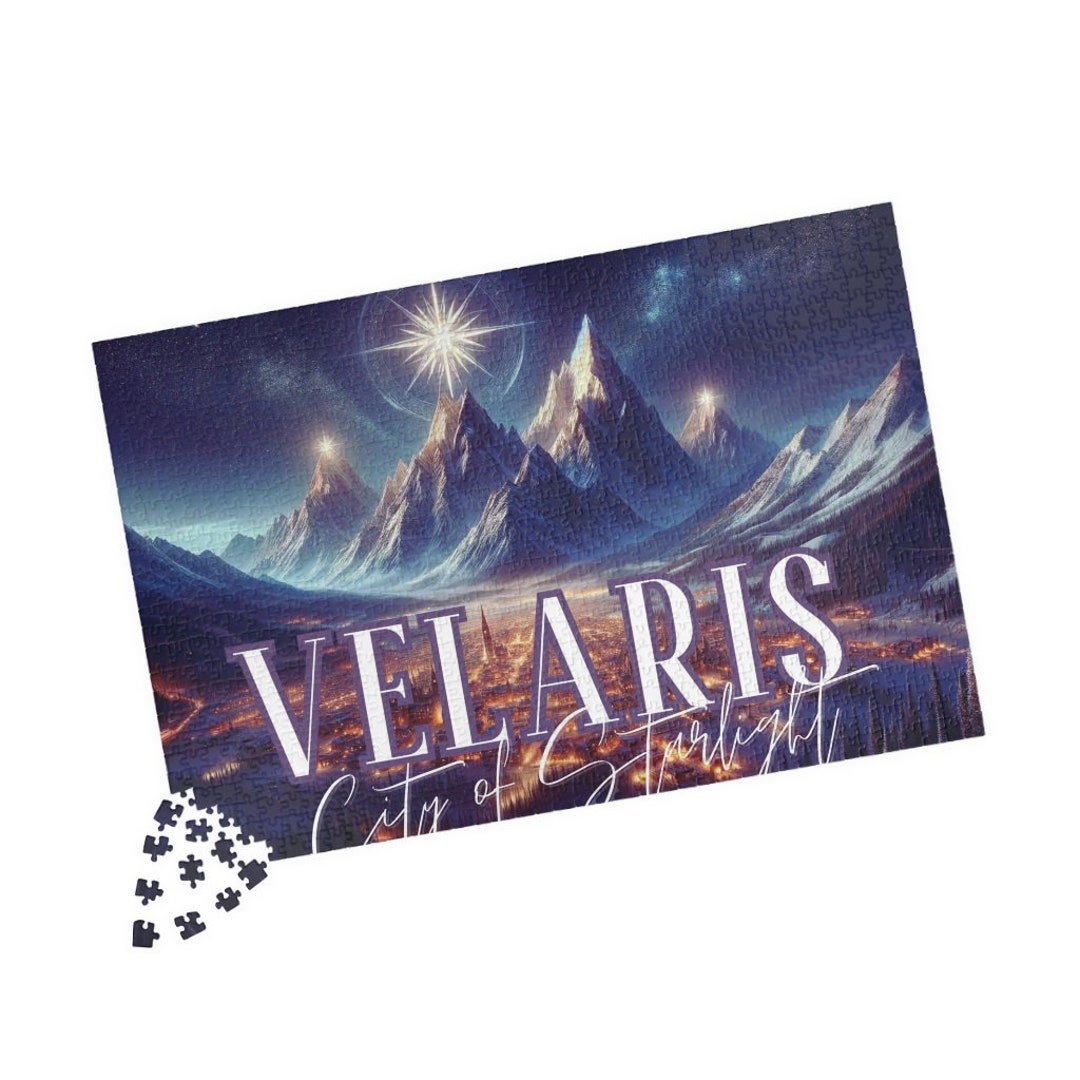 Velaris City of Starlight Puzzle, ACOTAR Puzzle, Rhysand and Feyre Gift ...
