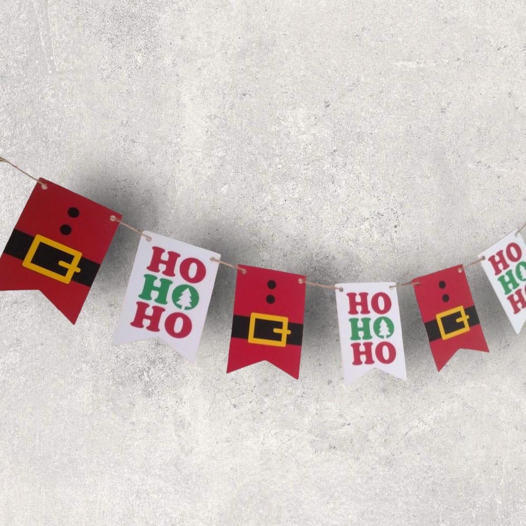 Christmas Garland, Christmas Decorations, Merry Christmas Banner ...
