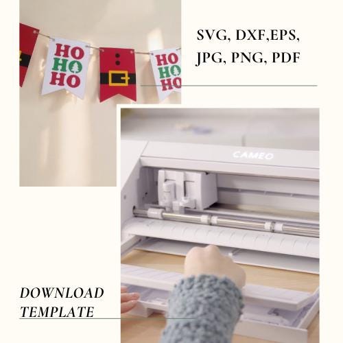 Christmas Garland, Christmas Decorations, Merry Christmas Banner ...