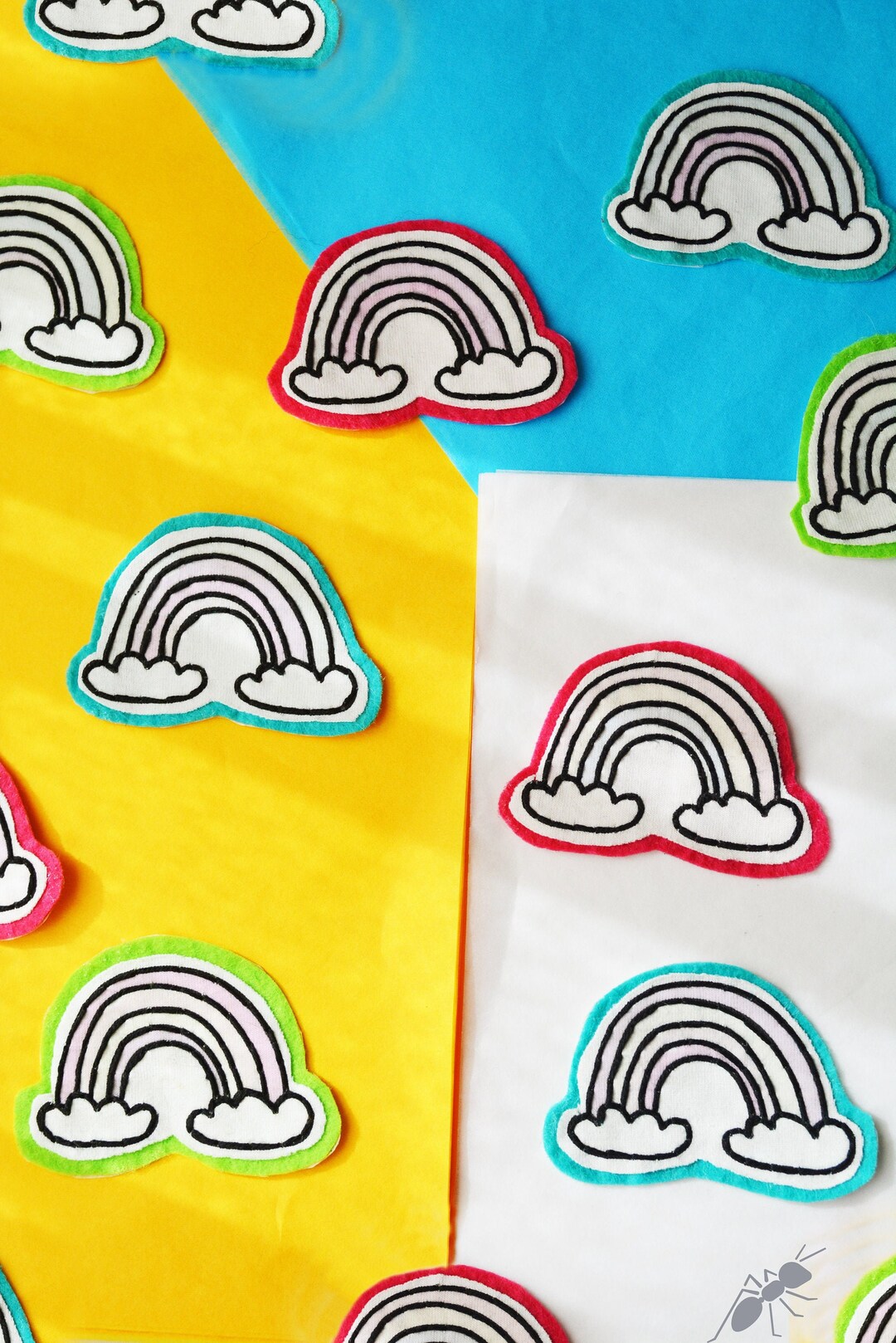 Color Changing Rainbow Embroidery Patch Iron on Patch - Etsy