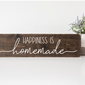 Happiness is Homemade SVG Cut File Kitchen Dining Room Sign Svg ...
