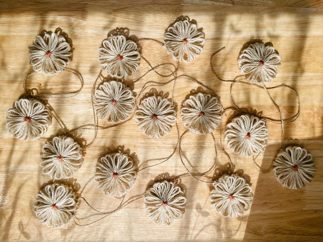 Flower Garland- 90 Inches - Etsy