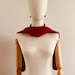 Skinny Red Scarf - Etsy