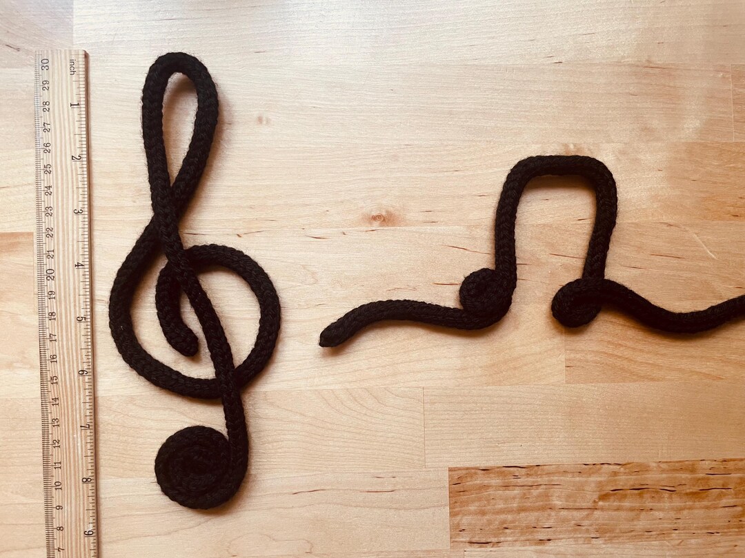 Music Notes and Treble Clef Wall Art. Light Weight, Ready to Hang. - Etsy