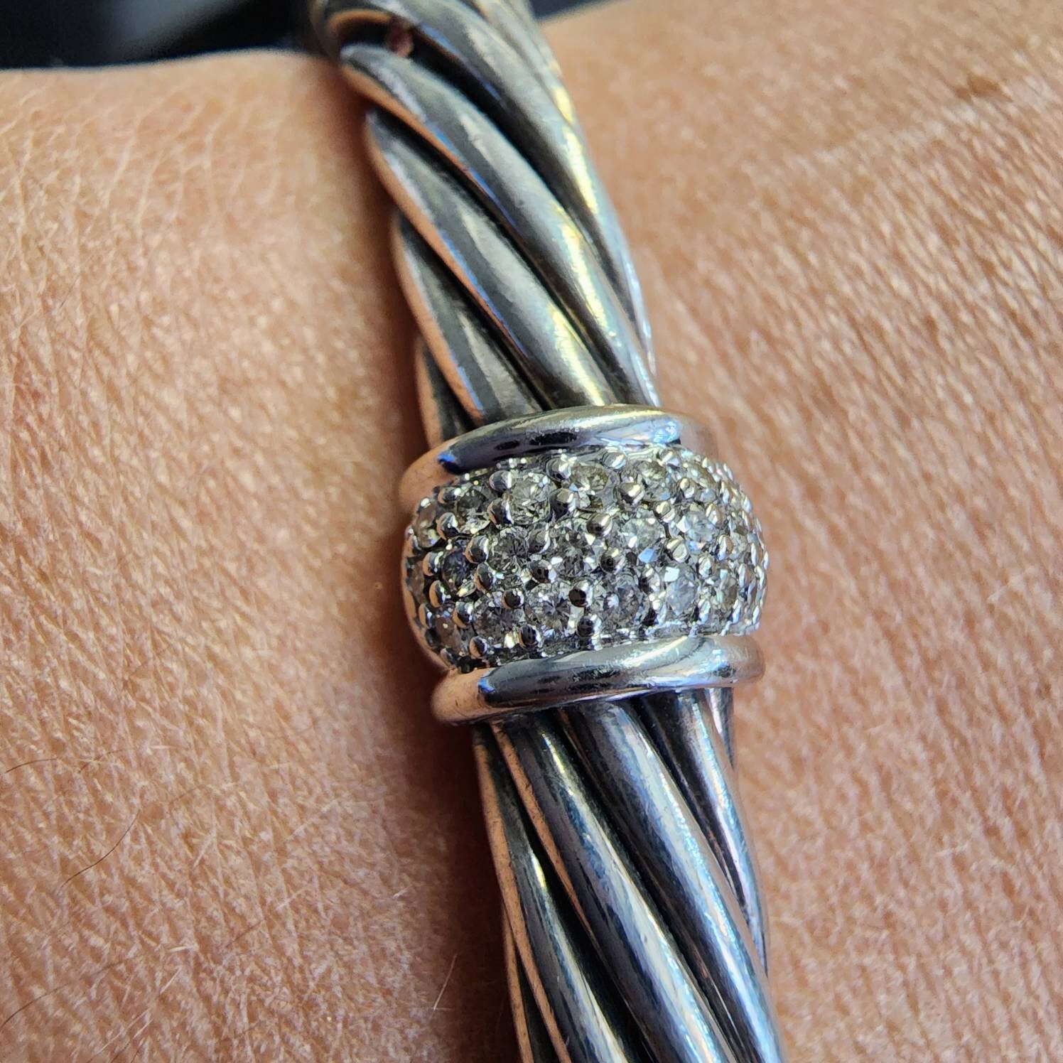 DAVID YURMAN Artistic Signature Cable Classics Bangel Bracelet - Etsy